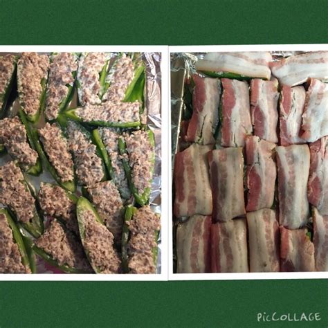 Bacon Cream Cheese And Sausage Stuffed Jalapeños Recipe
