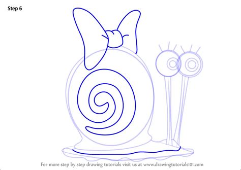 How To Draw Snellie The Snail From Spongebob Squarepants Spongebob