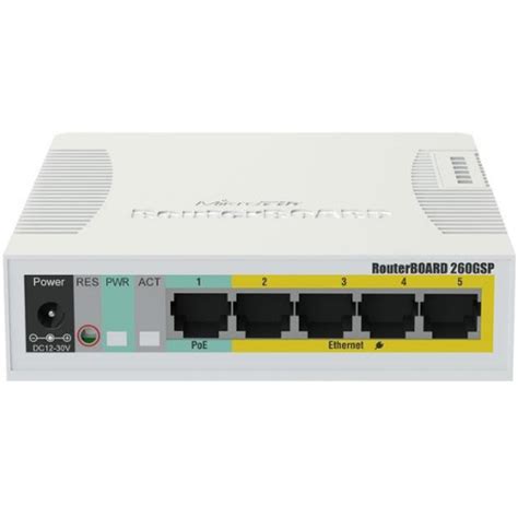 Коммутатор MIKROTIK 5PORT 1000M 1SFP CSS106-1G-4P-1S — купить в ...