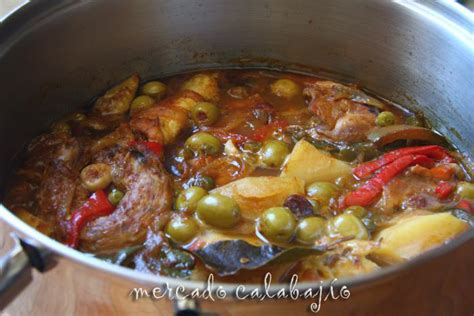 Receta de fricasé de pollo al estilo cubano Mercado Calabajío
