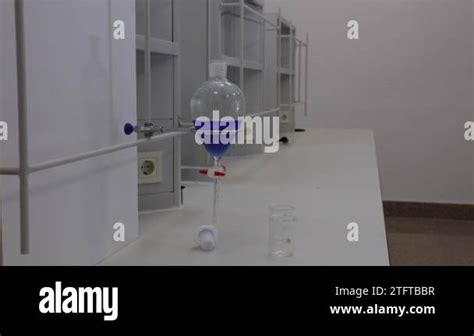 Separating Funnel Laboratory Glassware Used In Liquid Liquid
