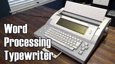 The Weird Typewriter Computer Hybrid Smith Corona Pwp 3200 Youtube