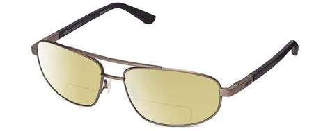 Revo Nash Unisex Oval Polarized Bifocal Reading Sunglasses Gunmetal