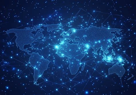 Global Connectivity Map Illustration On Lummi