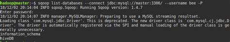 sqoop连接mysql报错 已解决 error manager catalogquerymanager failed to list csdn博客