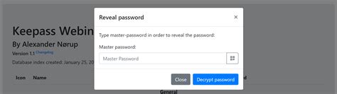 Github Alexandernorupkeepasswebinterface A Pure Php Interface For Keepass Files
