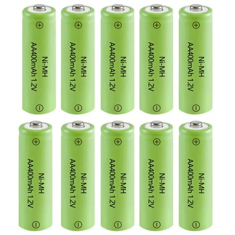 Аккумуляторные батарейки AA 400мАч (HR06) AA Ni-Mh пальчиковые 1,2V,10 ...