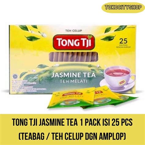 Jual Tong Tji Jasmine Tea 1 Pack Isi 25 Sachet Tea Bag Dengan Amplop