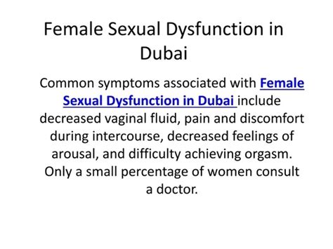 Ppt Female Sexual Dysfunction In Dubai Powerpoint Presentation Free