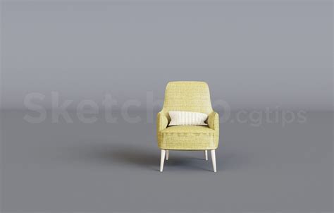 10813 Free Sketchup Armchair Model Download