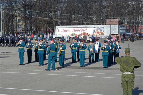 Репетиция парада Победы на Театральной площади в Кирове Михаил Соколов