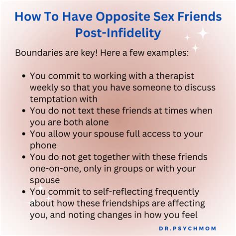 How To Have Opposite Sex Friends Post Infidelity Dr Psych Mom