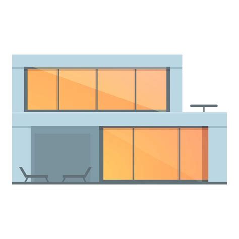 Premium Vector Holiday Villa Icon Cartoon Vector Home Building Front
