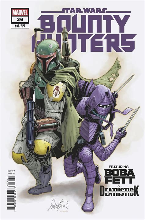 Bounty Hunters 36 Boba Fett And Deathstick And Return Of The Jedi 40th Anniversary Variants
