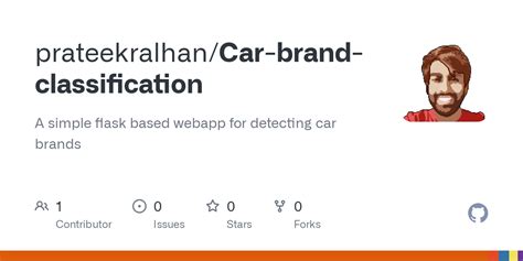 Github Prateekralhancar Brand Classification A Simple Flask Based Webapp For Detecting Car