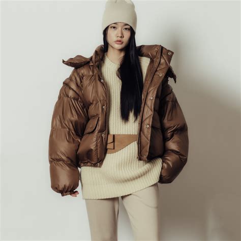 프롬더베이지 덕다운 쓰리웨이 후드 패딩점퍼소매 후드 탈부착 위시버킷