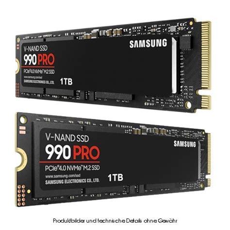 Samsung 990 PRO MZ-V9P1T0BW 1000GB PCIe 4.0 | Solid State Disk (M2 ...