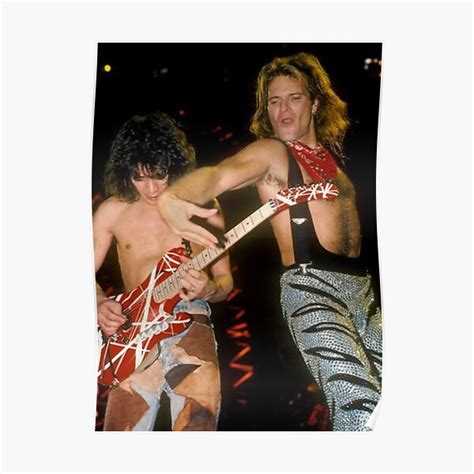 Van Halen And David Lee Roth Poster For Sale By Amerydf Redbubble