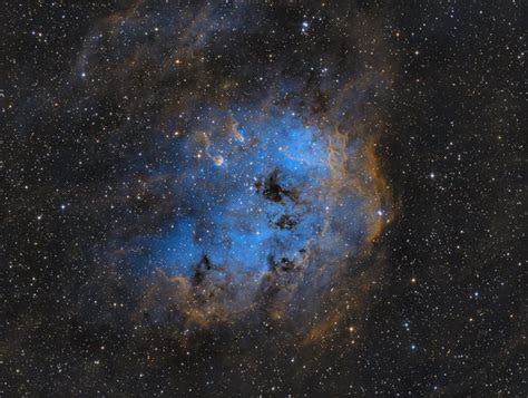 IC410 Tadpole Nebula In SII Ha And OIII