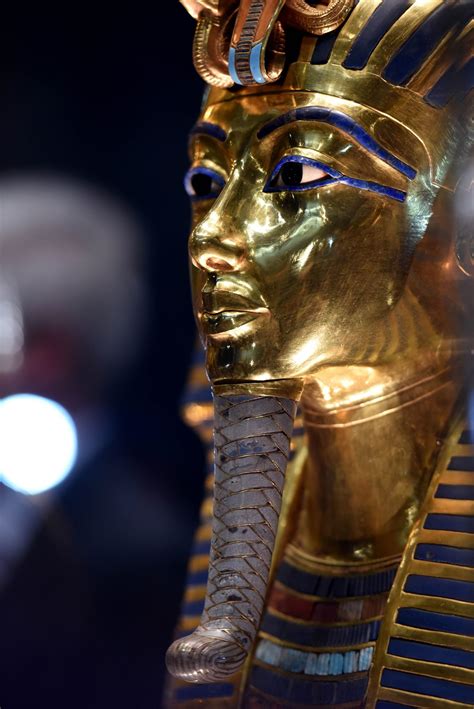 King Tut Gold Mask Creepy Best Egypt Gold Royalty Free Images Stock
