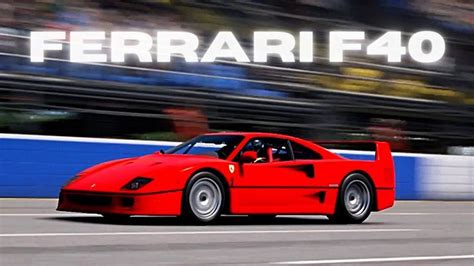 Ferrari F40 Gran Turismo Sport 🚗🏁
