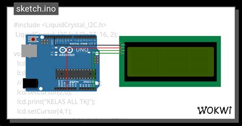Layar LED Wokwi ESP32 STM32 Arduino Simulator