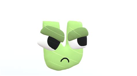 Lowercase U Alphabet Lore Download Free 3d Model By Jaspermateodev