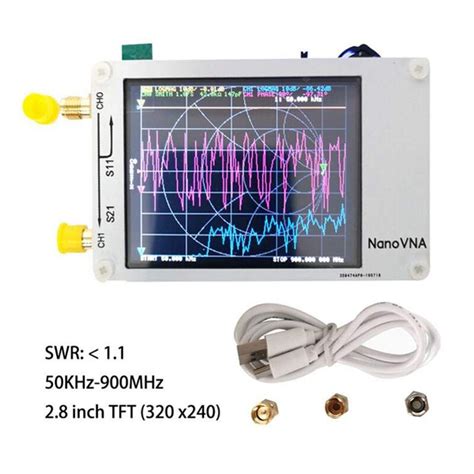 Nanovna Vector Network Analyzer Hf Vhf Uhf Antenna Grandado