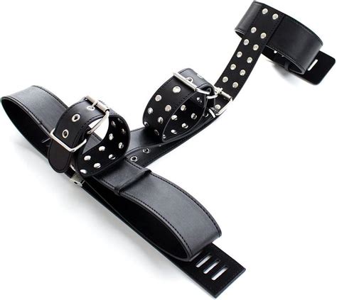 Bdsm Leather Harness Arm Binder Bondage Sex Toys Of Wrist