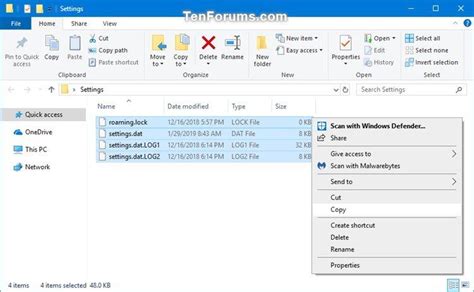 Backup And Restore Snip And Sketch App Settings In Windows 10 Tutorials