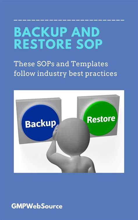 Backup And Restore Sop Gmpwebsource