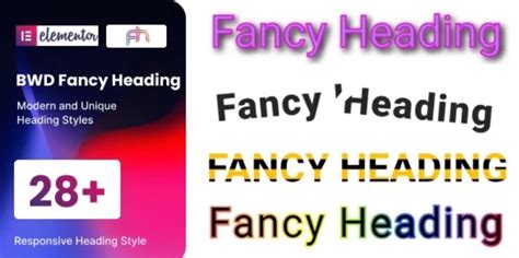 Fancy Heading Addon For Elementor 10 Wp Themes And Plugins