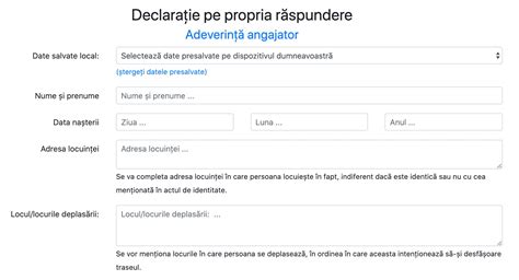 Declarația pe proprie răspundere valabilă din 15 mai 2020 Ce amenzi se dau