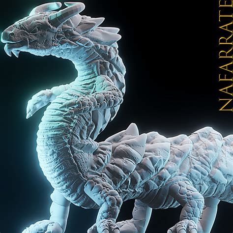 3d Printable Behir By Nafarrate Designs