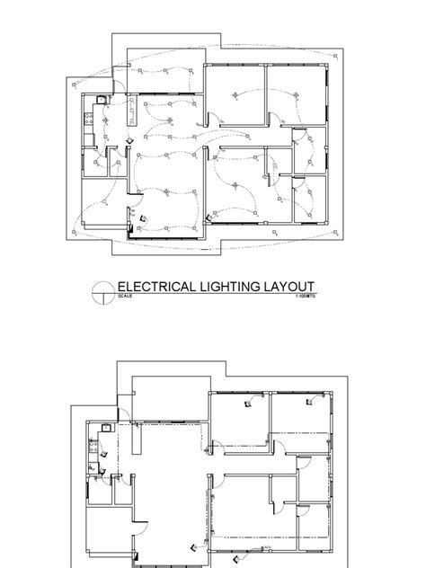 Electrical Lighting Layout Electrical Power Layout And Schedule Of Loads Pdf Electrical