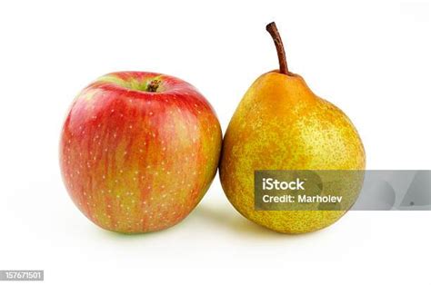 사과나무 및 배나무 배에 대한 스톡 사진 및 기타 이미지 배 사과 컷아웃 Istock