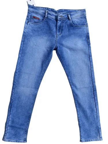 Navy Blue Faded Casual Wear Men Denim Jeans Regular Fit At Rs 480