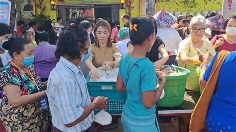 29 1 2023 သရက်တောကျောင်းတိုက် သဘာဝတရားရိပ်သာ၌ နေ့လယ်ပိုင်း ထမင်း ဟင်း