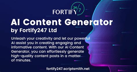 Ai Content Generator By Fortify247 Ltd Content On Demand