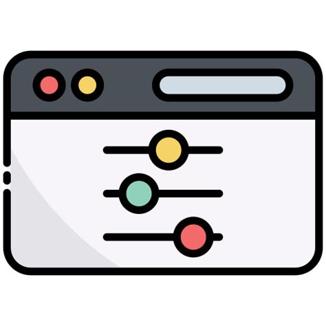 Setting Website App Browser Webpage Configuration Settings Icon