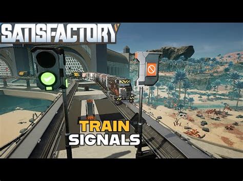 Dual Track Train Signal Guide Satisfactory Tips Youtube