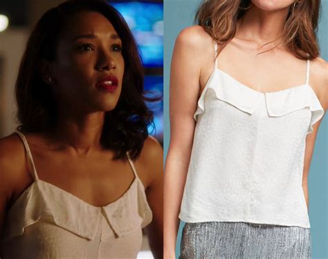 The Flash Season 4 Episode 6 Iris White Camisole Shop Your Tv