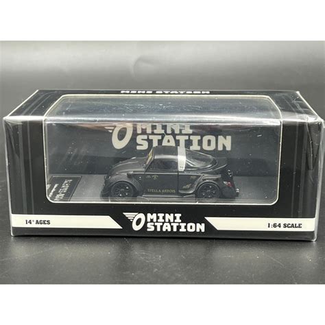 Mini Station 1 64 Artois Livery Matte Black Diecast Model Beetle Tagar Stella Artois Livery