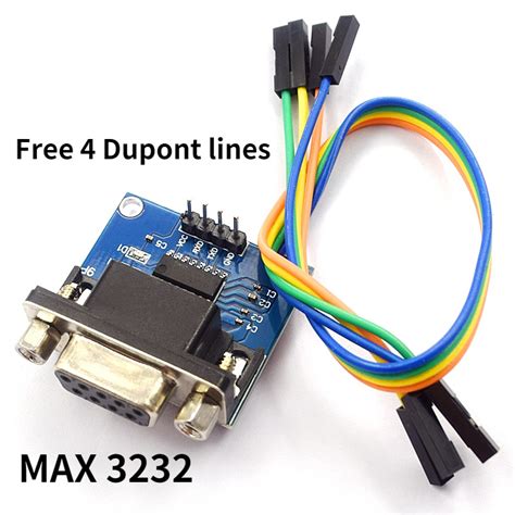 MAX3232 RS232 To TTL Serial Converter Module DB9 Connector To Send 4