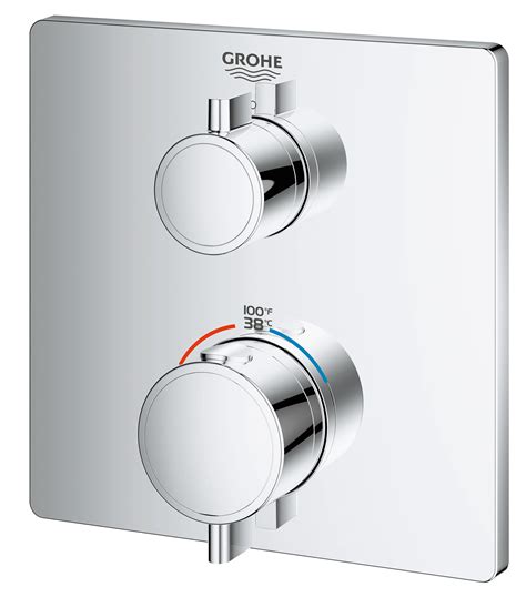 Grohe Grohtherm® Single Function 2 Handle Thermostatic Trim Wayfair