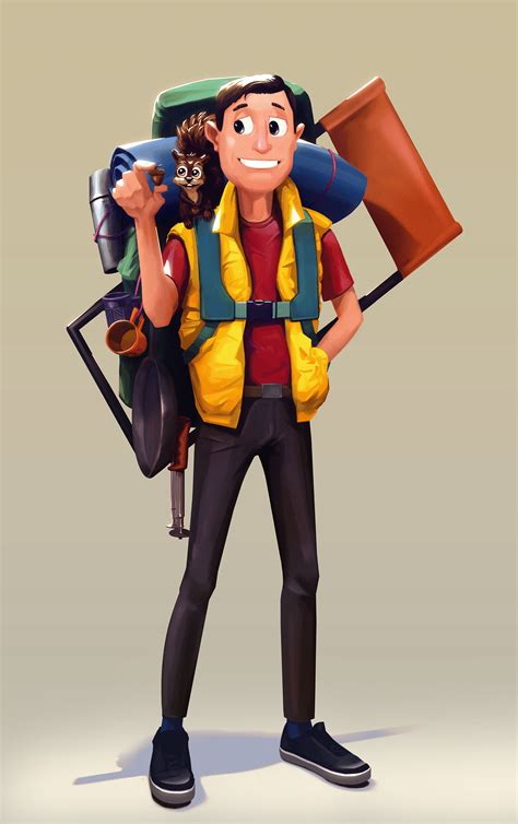 Camper And Squirrel On Behance