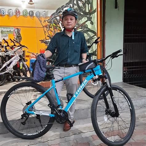 Dr Ujwal Rai With His New Trinx M700 Pack And Pedal Nepal Facebook