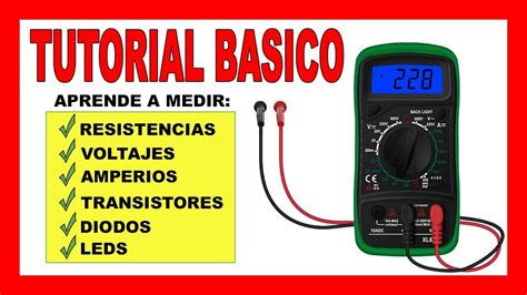 Cómo Usar MultÍmetro Tutorial Para Principiantes 👌 SÚper FÁcil