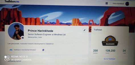 Prince Harinkhede On Linkedin Trailhead Trailblazercommunity Salesforce Salesforceadmin…