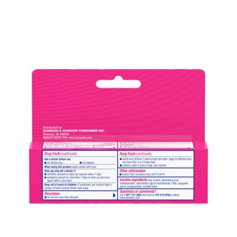 Benadryl Original Strength Itch Relief Cream Topical Analgesic 1 Oz